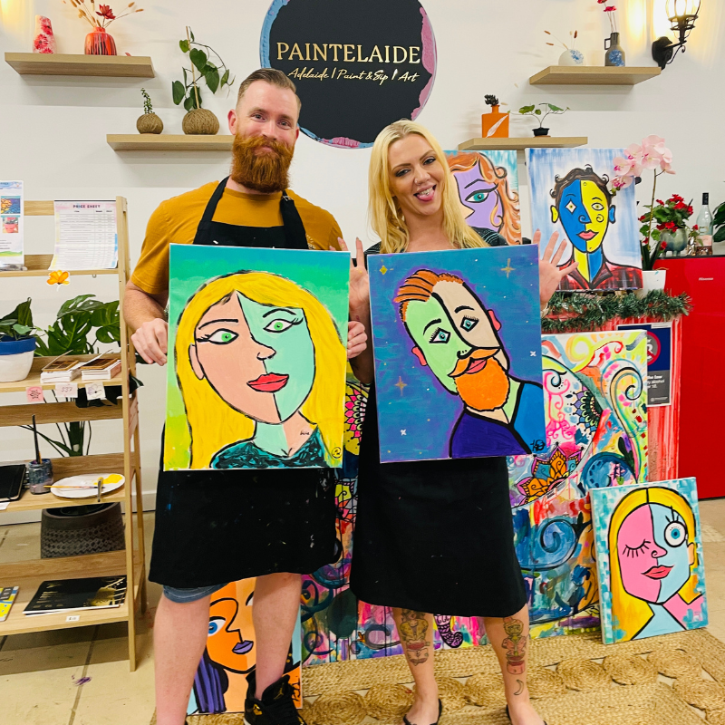 Paint Your Partner Picasso Way Paint & Sip – Paintelaide